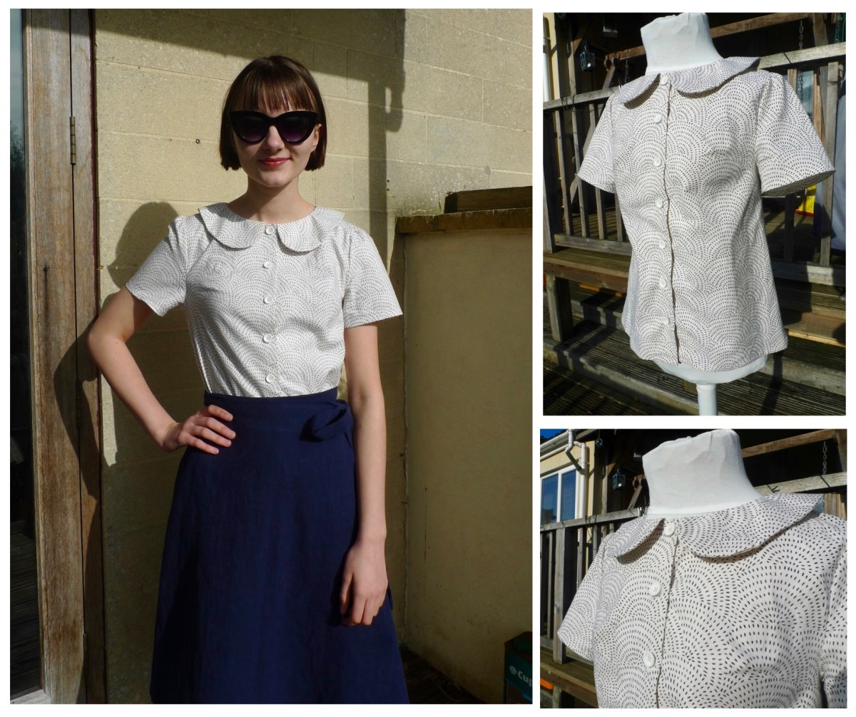 Pattern Review- Colette ‘Violet’ blouse – oolong stitches